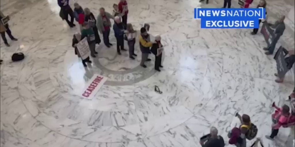Pro-Palestinian protesters arrested in Russell Rotunda | Fox News Video