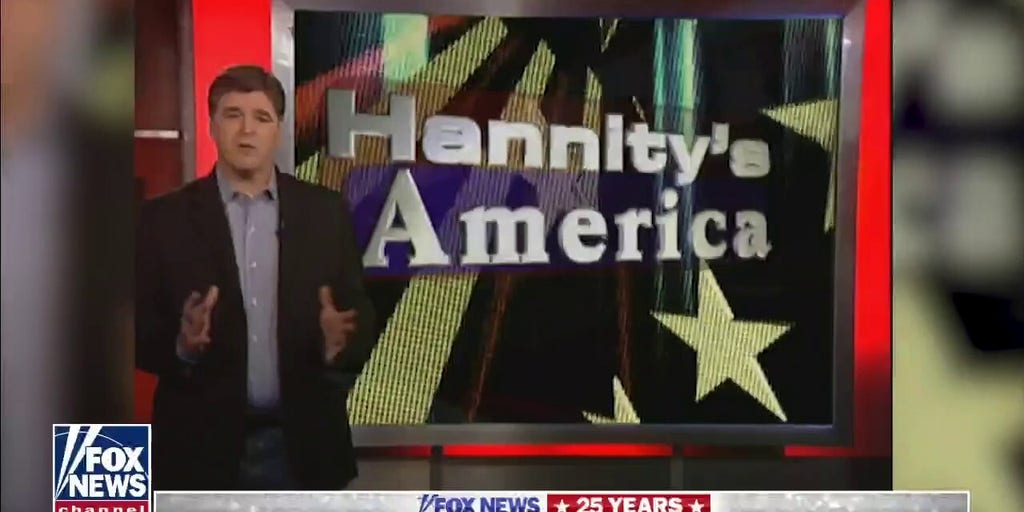 Sean Hannity reflects on the start of his TV career at Fox News 25 ...