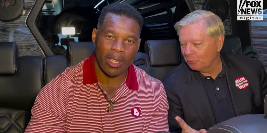 Herschel Walker With Lindsey Graham On Record Early Voting In Georgia
