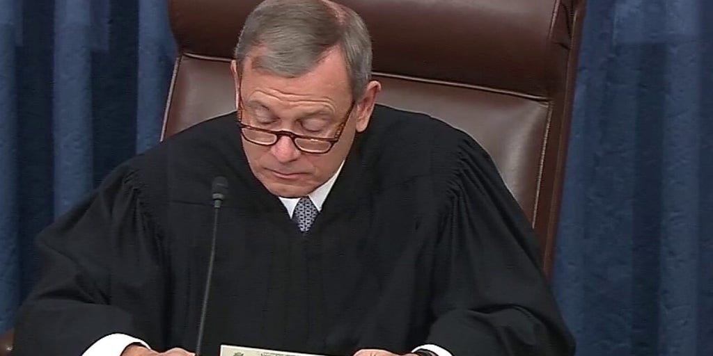 Chief Justice John Roberts Declines To Read Impeachment Question From