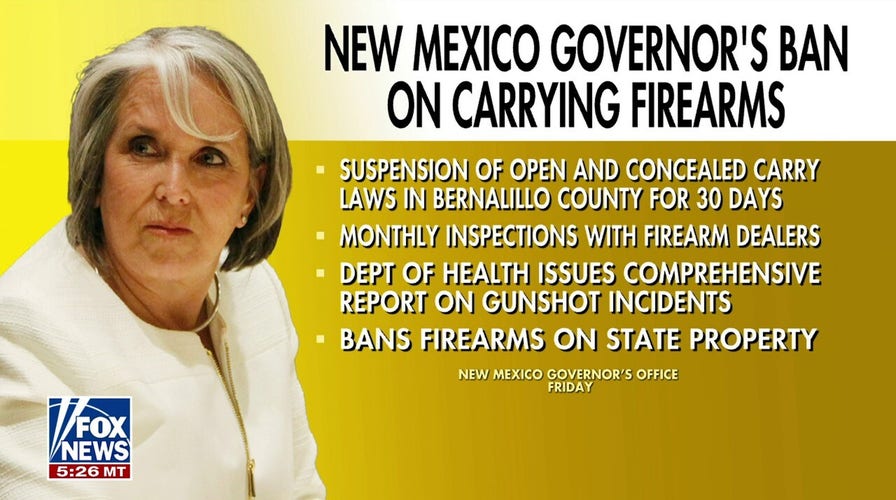 Liberals Turn On New Mexico Governor Over Gun Suspension ‘violates The