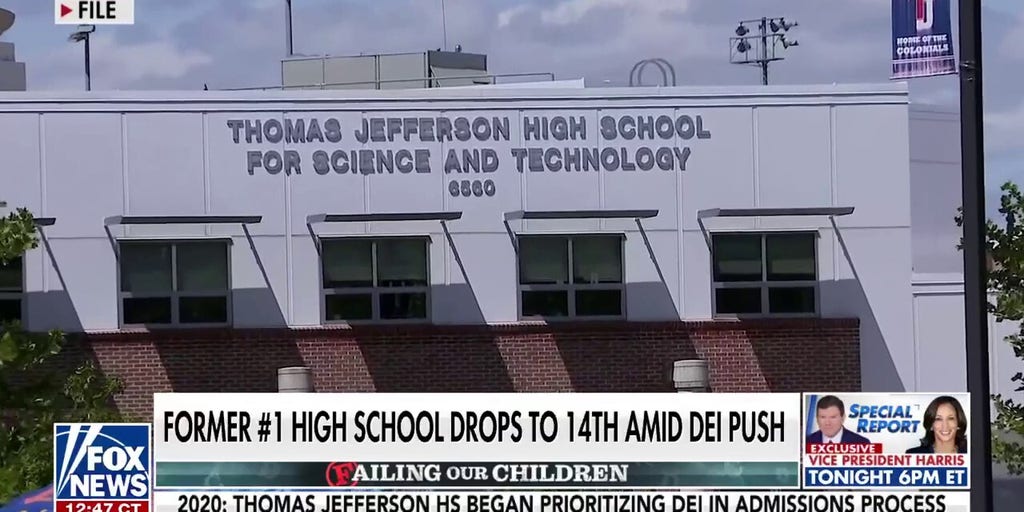Former top high school sees drop in ranking amid DEI push | Fox News Video