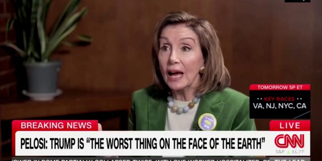 Nancy Pelosi blasts Trump as a 'vile creature' who is the worst person ...