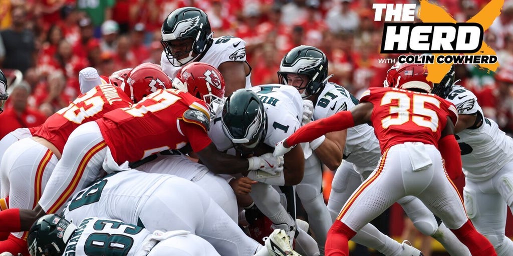 Colin Cowherd: Tush Push is ‘not great television’, Is it unfair for the Eagles? | The Herd ...