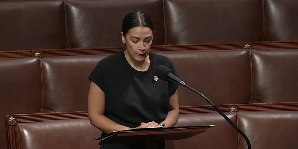 AOC uses House floor speech to smear Charlie Kirk | Fox News Video