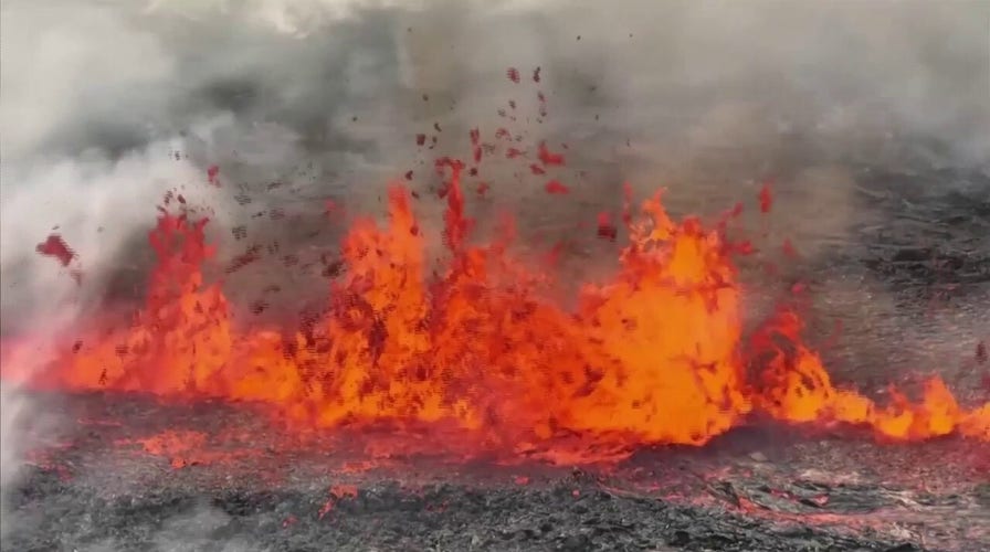Iceland Volcanic Eruption Just Miles From Capital Caught On Incredible