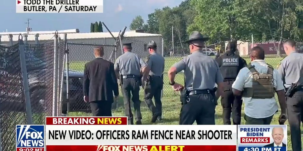 New video shows chaotic police response after Trump shooting | Fox News ...
