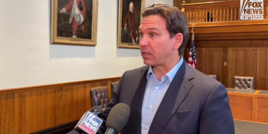 Florida Gov. Ron DeSantis takes aim at former President Trump’s ...