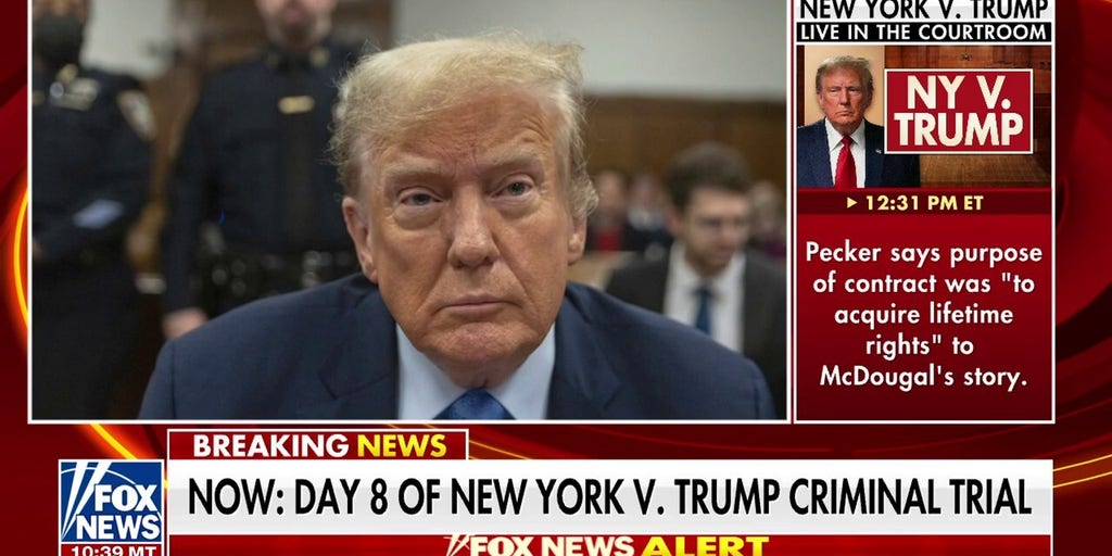 NY v Trump criminal trial continues in eighth day | Fox News Video
