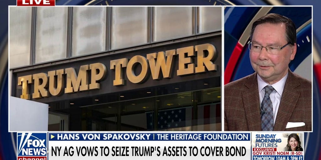 The deals court ought to wave Trump’s bond: Hans von Spakovsky | Fox ...