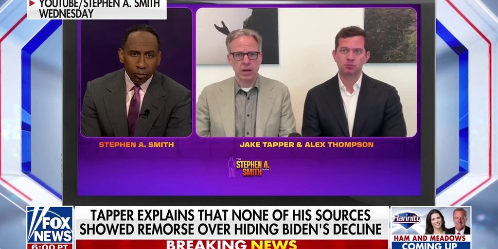Jake Tapper says sources showed no remorse for covering up Biden's ...