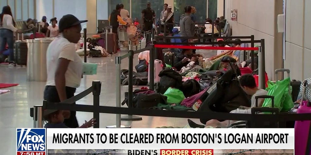 Migrants will be cleared out of Boston’s Logan airport | Fox News Video