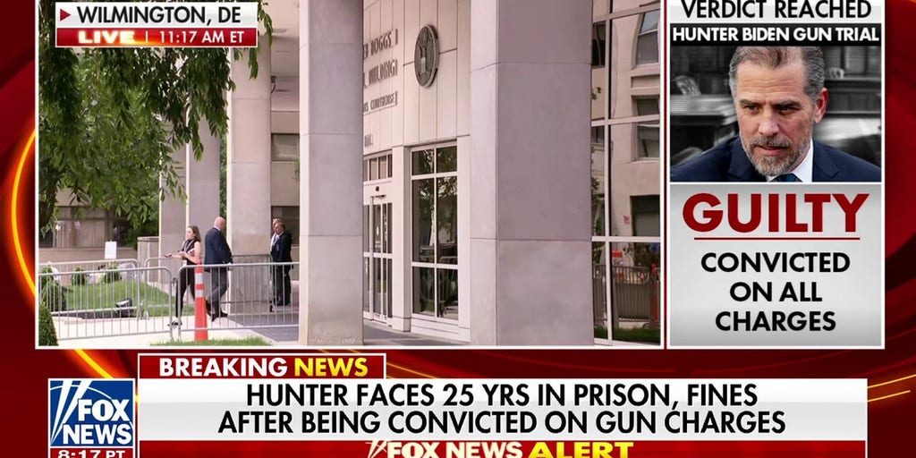 Hunter Biden found guilty on all counts in federal gun trial | Fox News ...