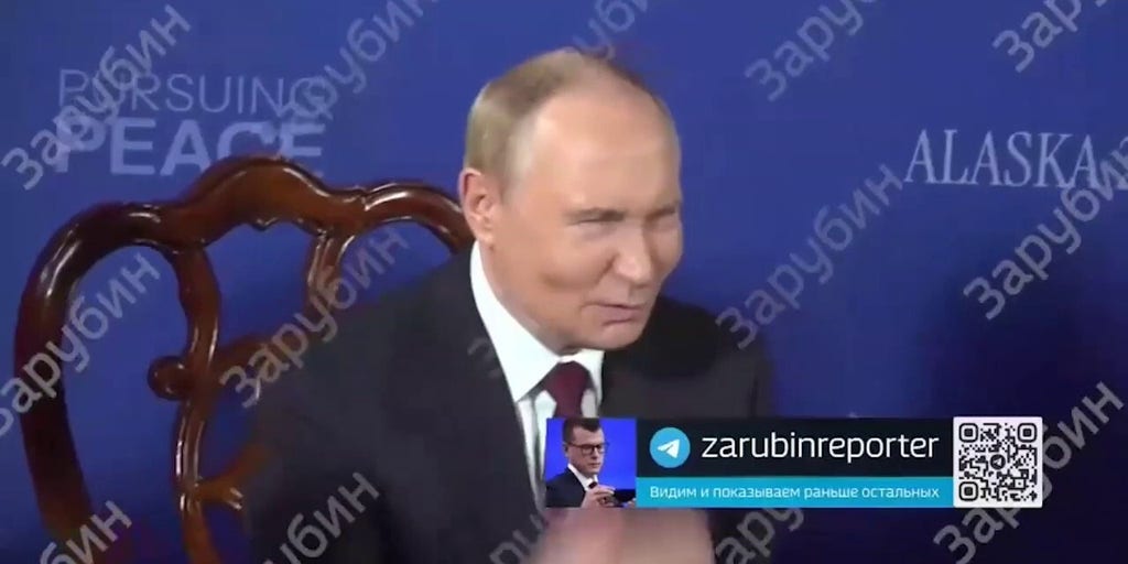 Putin doesn't hide reactions as media shout questions | Fox News Video