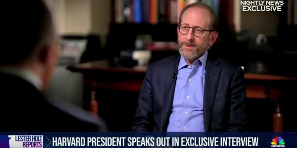 Harvard President tells NBC News he has 'no choice' but to fight Trump ...