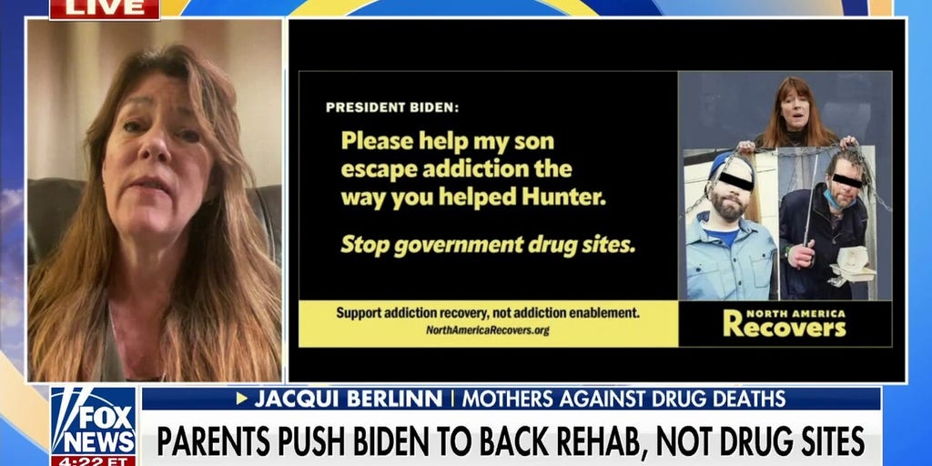 Mom of fentanyl addict to Biden: Help my son the way you helped Hunter ...