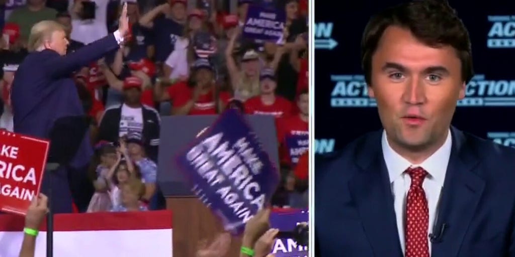 Charlie Kirk: So refreshing to see Trump back in front of his base ...