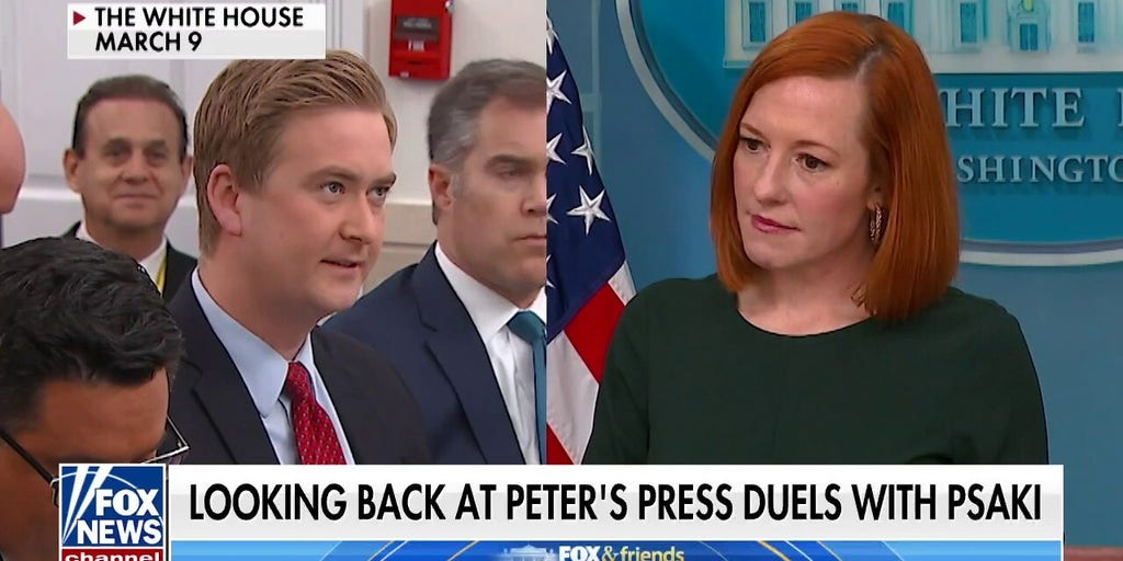 Peter Doocy looks back at press duels with Psaki ahead of her final ...