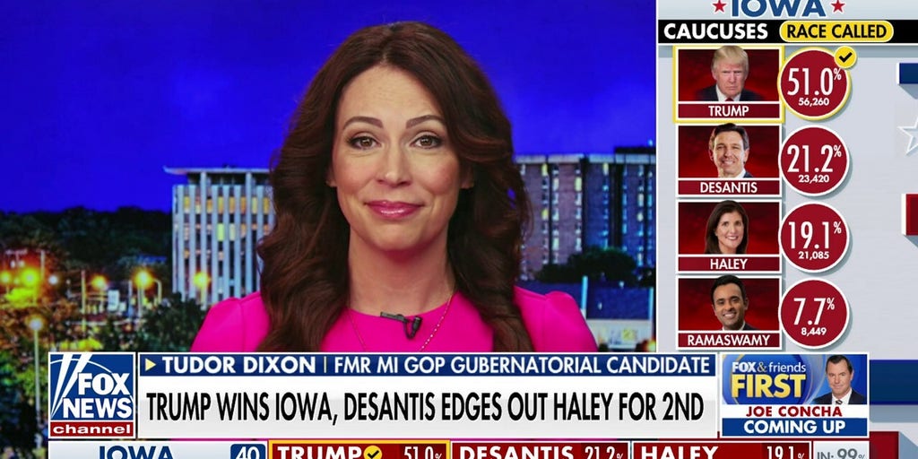 Tudor Dixon on Trump's historic victory in Iowa: 'Democrats are shaking ...