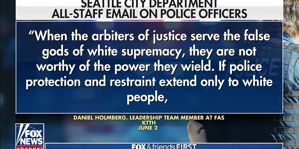 Seattle city staffer likens cops to racists: report | Fox News Video