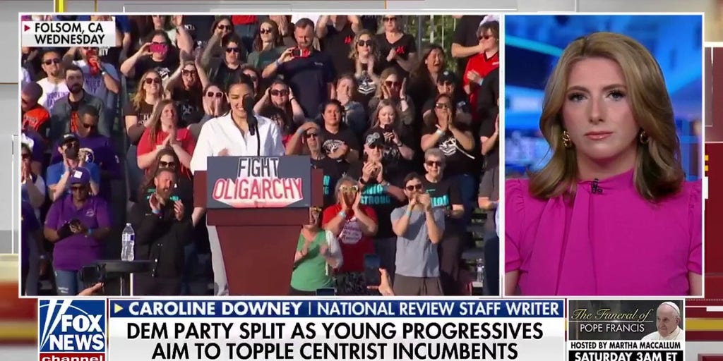 AOC continues surge in popularity among Democrats amid party divide ...