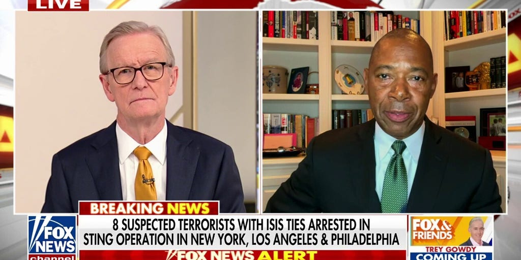 ICE arrests eight men suspected to have ties to ISIS | Fox News Video