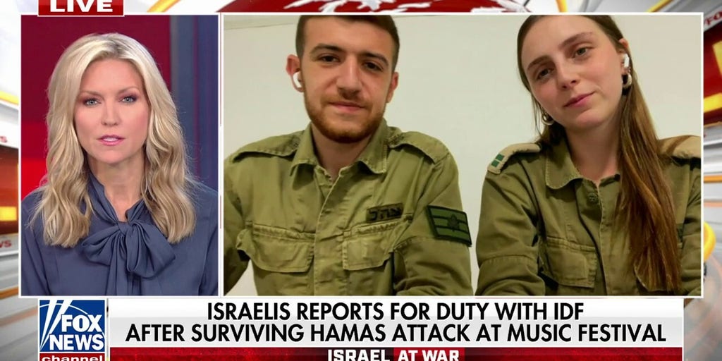 Israeli couple reports for duty after surviving Hamas' attack on music ...