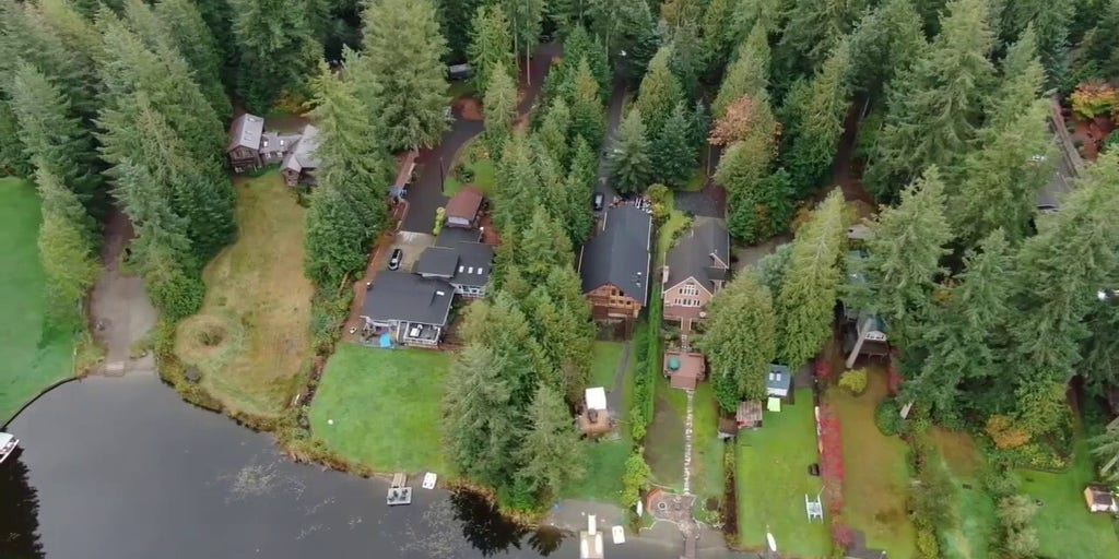 Drone footage shows lake where teen allegedly murdered family | Fox ...