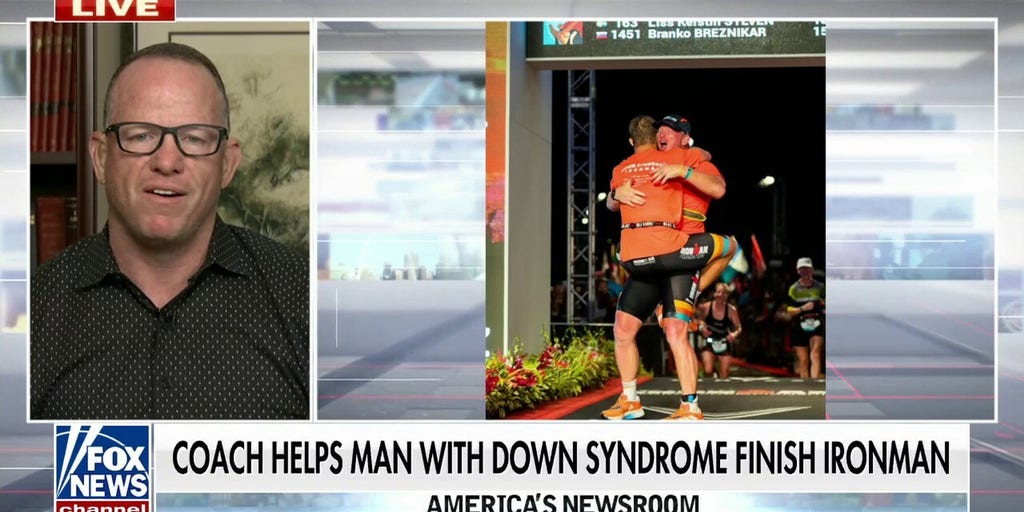 Coach helps man with Down syndrome complete Iron Man competition | Fox ...