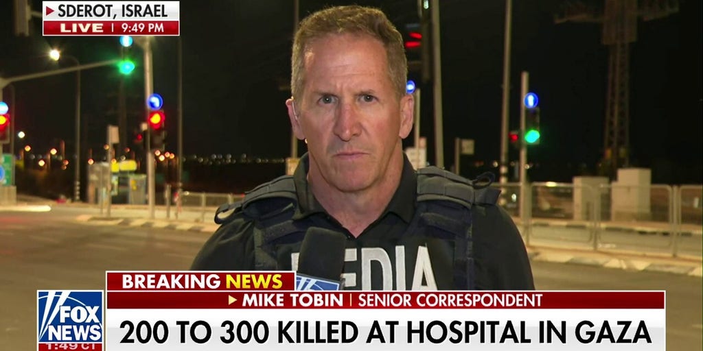Hundreds said to be killed at hospital in Gaza | Fox News Video