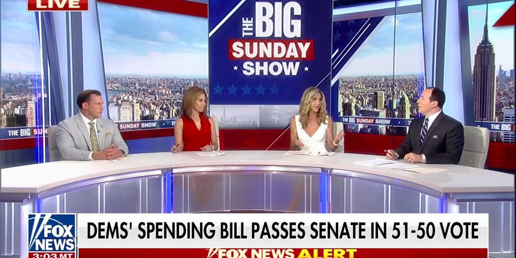 'The Big Sunday Show' reacts to Dems' spending bill passing Senate in ...
