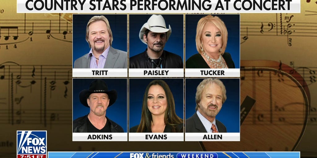 Country music stars come together to honor the police | Fox News Video