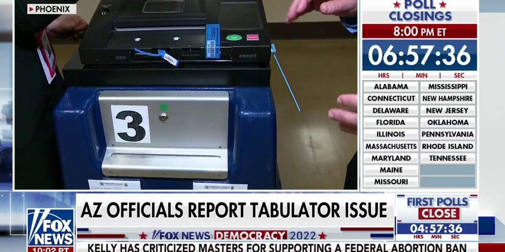 2022 midterm elections: Arizona officials report tabulator issue | Fox ...