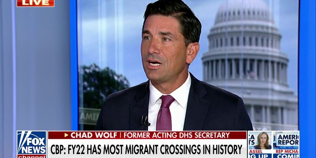 'How many does it take for you to say the border isn't secure?': Chad ...