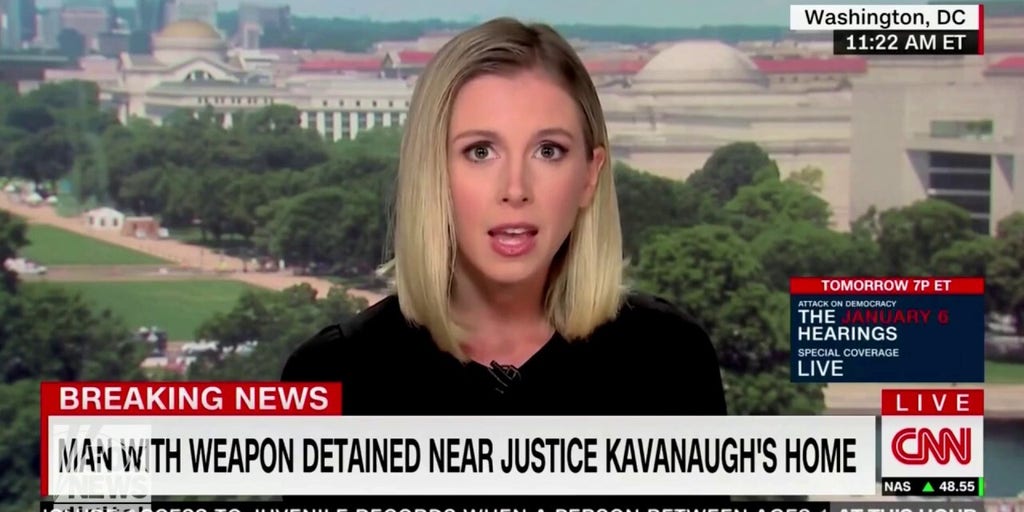 CNN reporter warns of violence from 'both sides' after armed man ...