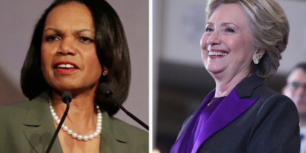 Hillary Clinton, Condoleezza Rice break with Biden on Afghan troop ...