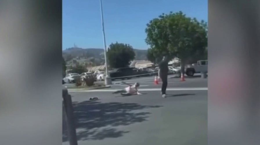 California woman violently dragged in parking lot by purse-snatchers ... California woman violently dragged in parking lot by purse-snatchers ...