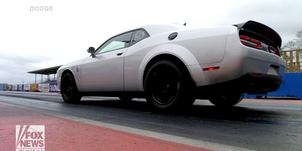 Dodge's last V8-powered car revealed | Fox News Video