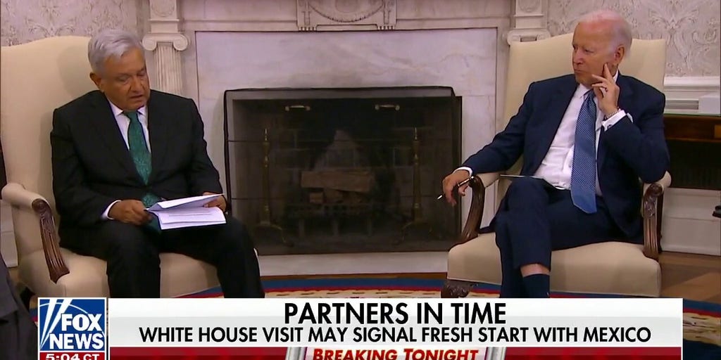 President Biden Meets Mexican President To Discuss Immigration Fox
