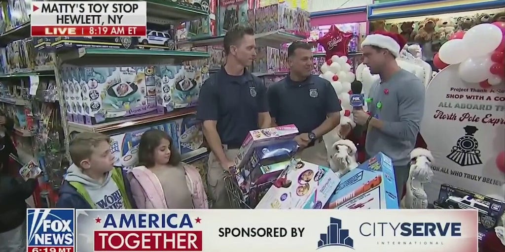 Matty's Toy Stop hosts annual 'Shop with a Cop' event | Fox News Video
