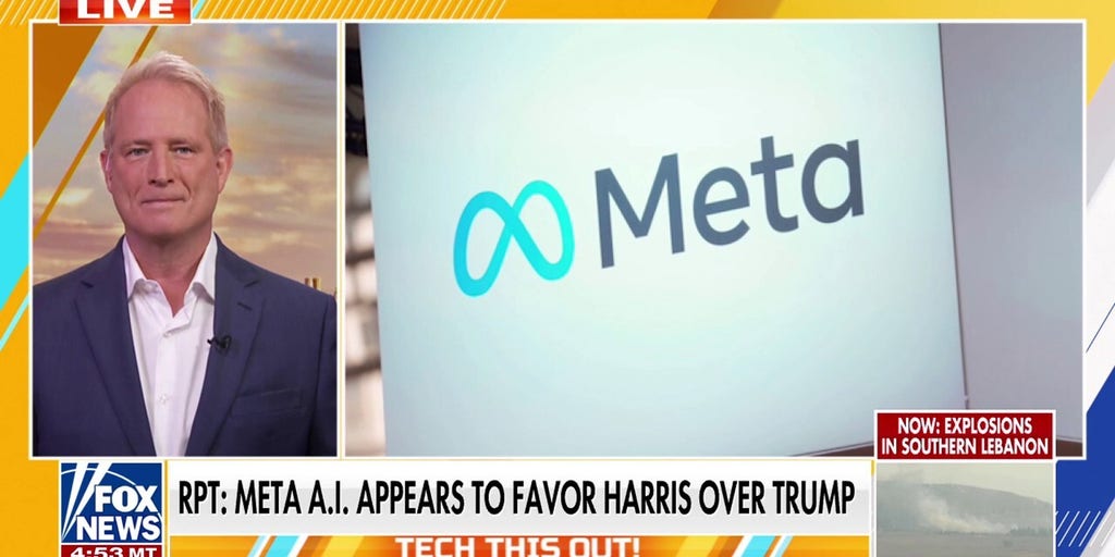 Meta AI praises Harris, calls Trump 'crude and lazy' | Fox News Video