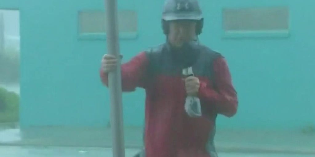 Reporters stand in powerful storms | Fox News Video