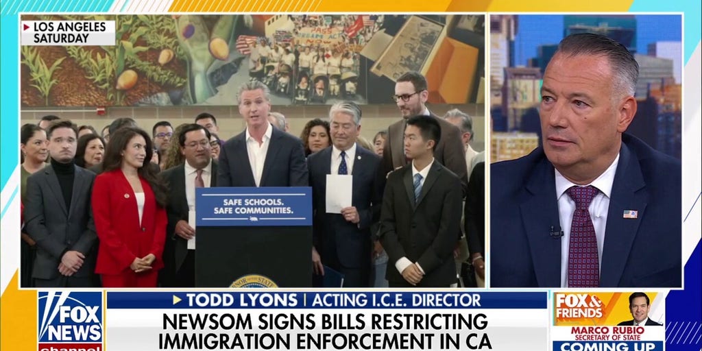 Acting ICE chief says Newsom is 'shielding' criminal migrants with new ...