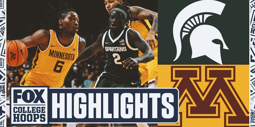 No. 10 Michigan State Spartans vs. Minnesota Golden Gophers Highlights ...