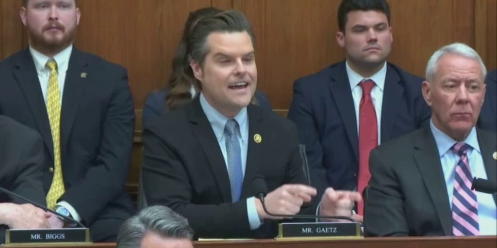 Rep. Matt Gaetz questions Special Counsel Robert Hur on President Biden ...