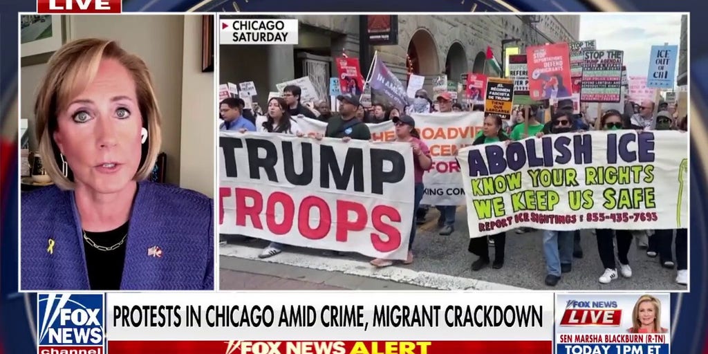Protests erupt in Chicago amid Trump's crime, migrant crackdown | Fox ...