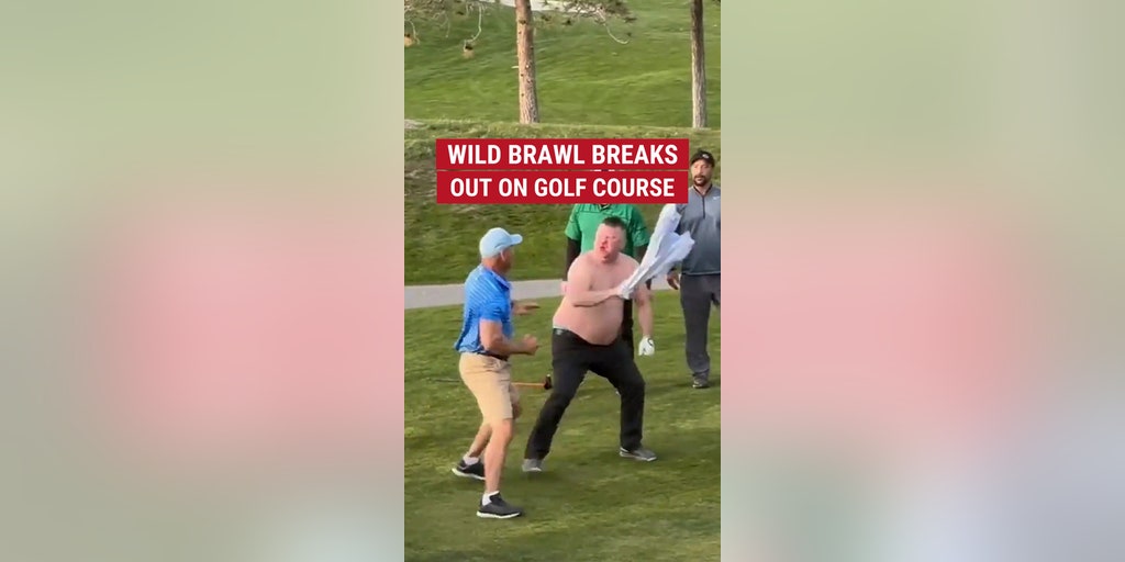 Wild brawl breaks out on golf course | Fox News Video