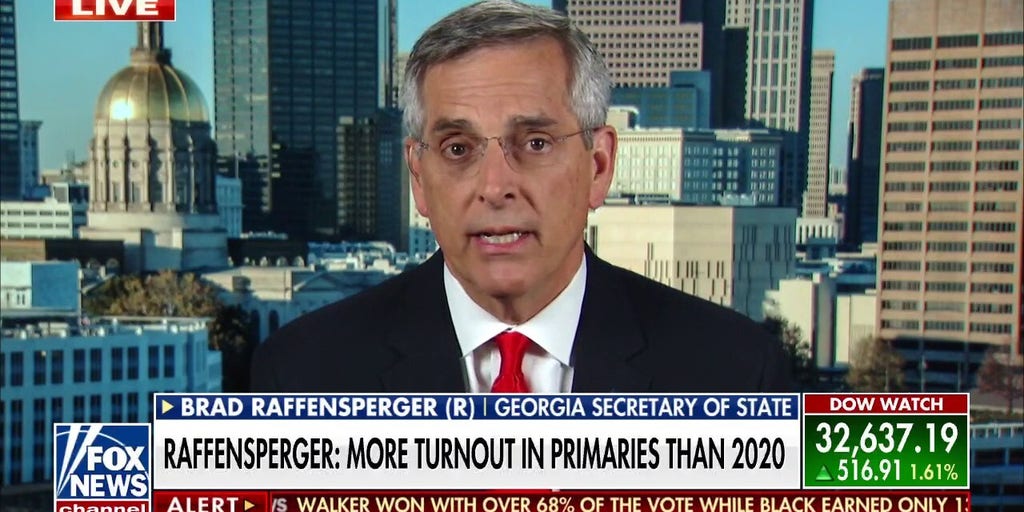 Raffensperger: Higher voter turnout in 2022 Ga. primary than 2020 ...