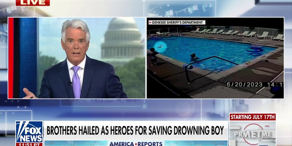 Caught on video: Brothers hailed as heroes for saving 7-year-old ...