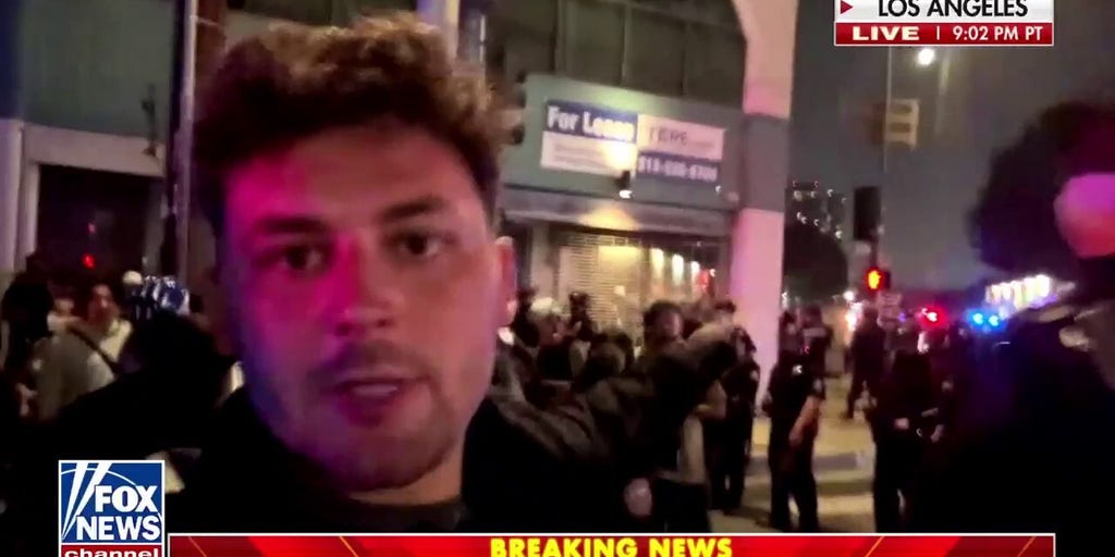 LAPD begins arresting protesters who fail to disperse | Fox News Video